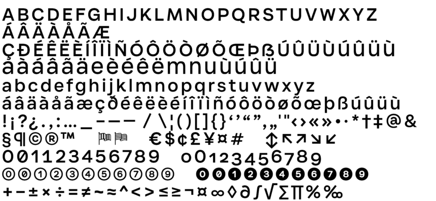 Les typographies - Rennes Ville et Métropole - Site de marques